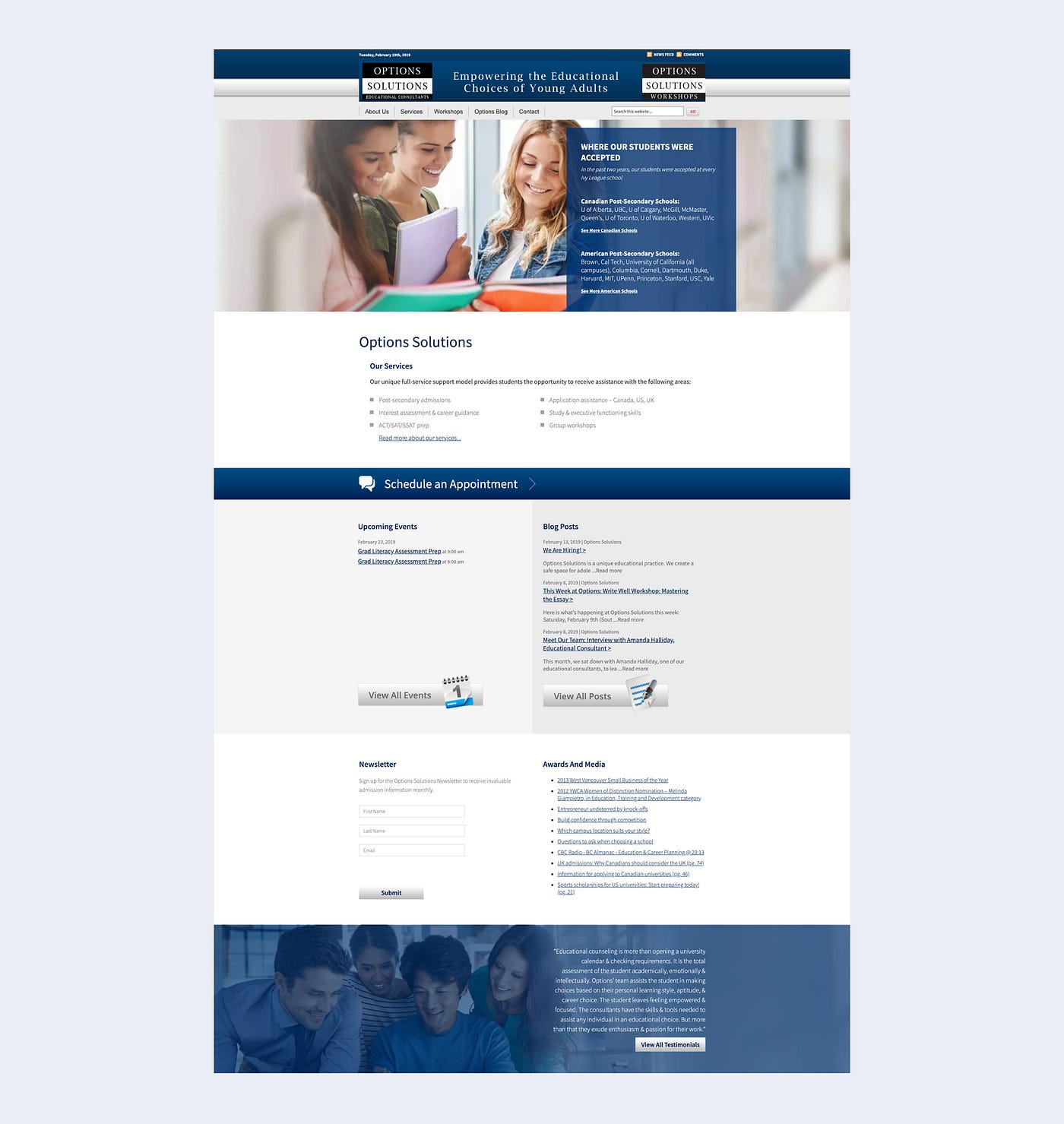 UX/UI Design and Brand Redesign for Options Solutions | by Marcos Duda ...