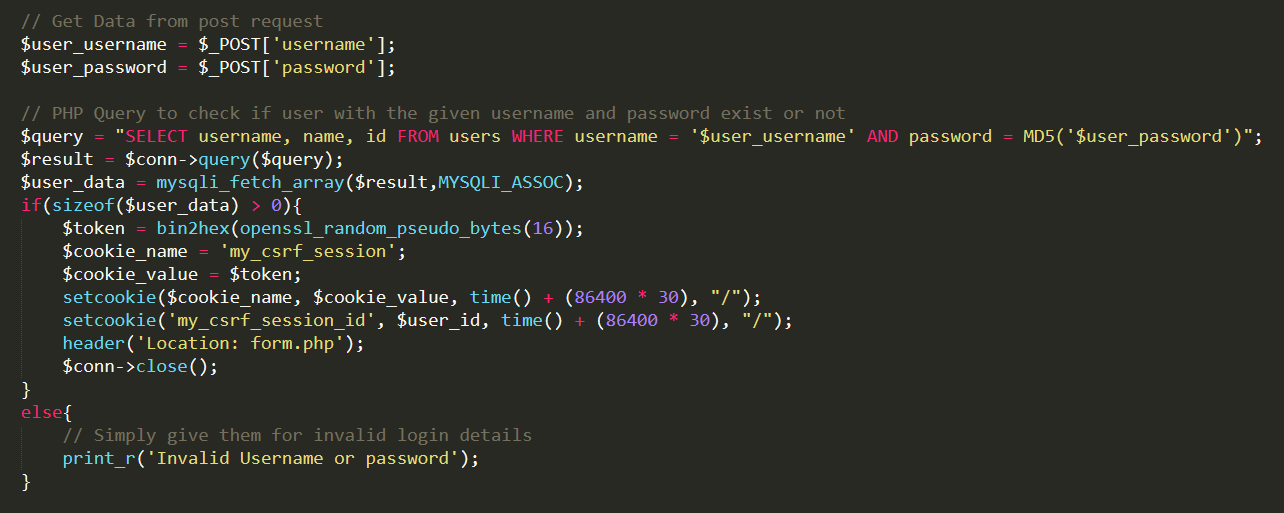 Implementing Cross Site Request Forgery Protection In Web Applications Using The Synchronizer