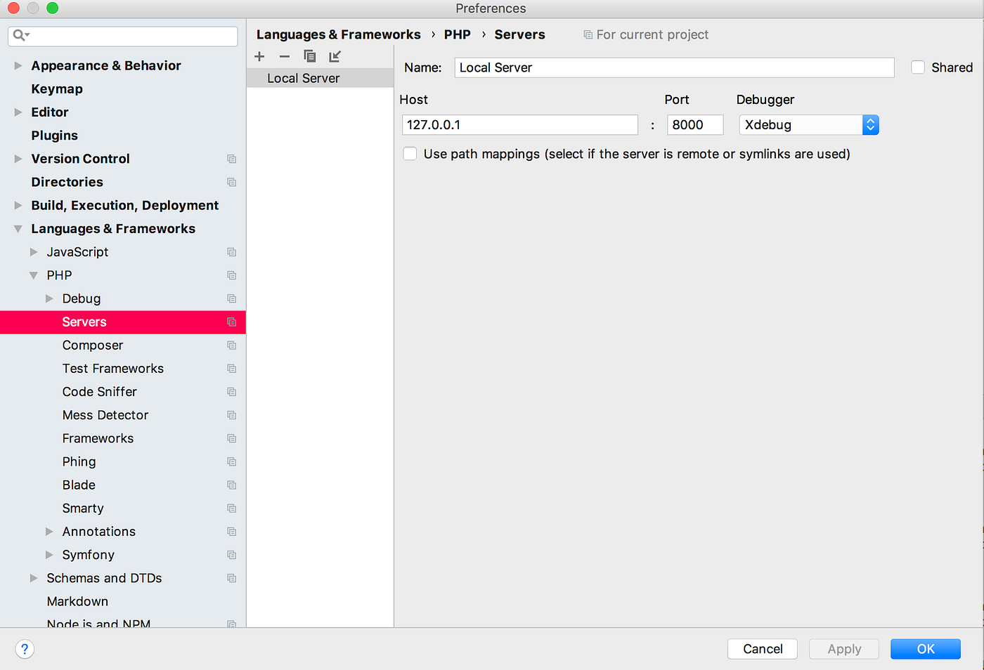 Phpstorm debugging - baluda