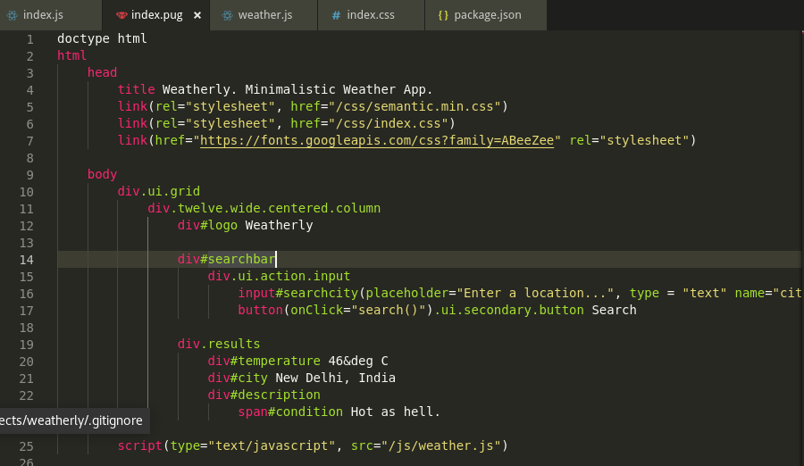 Lets create a Weather App in just 15 minutes, using Express and ...