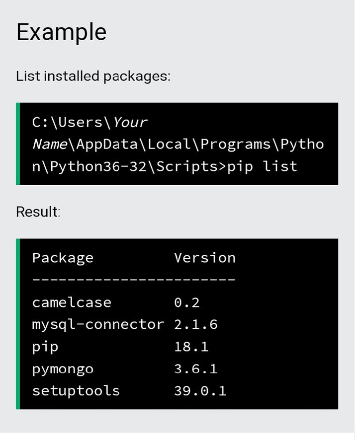 Introduction. PIP is a package manager for python… | by Padmajashete ...
