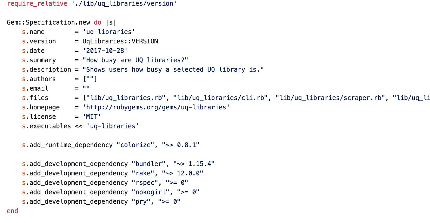 Developing your first ruby gem. A ruby rite of passage… | by Matt Hough ...