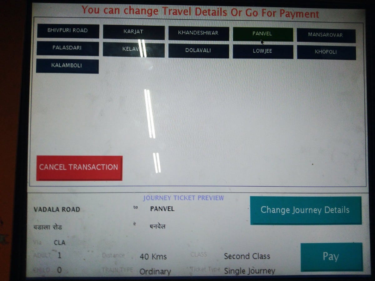 Buying a Railway Ticket via ATVM in Mumbai — A UX Case Study | by ...