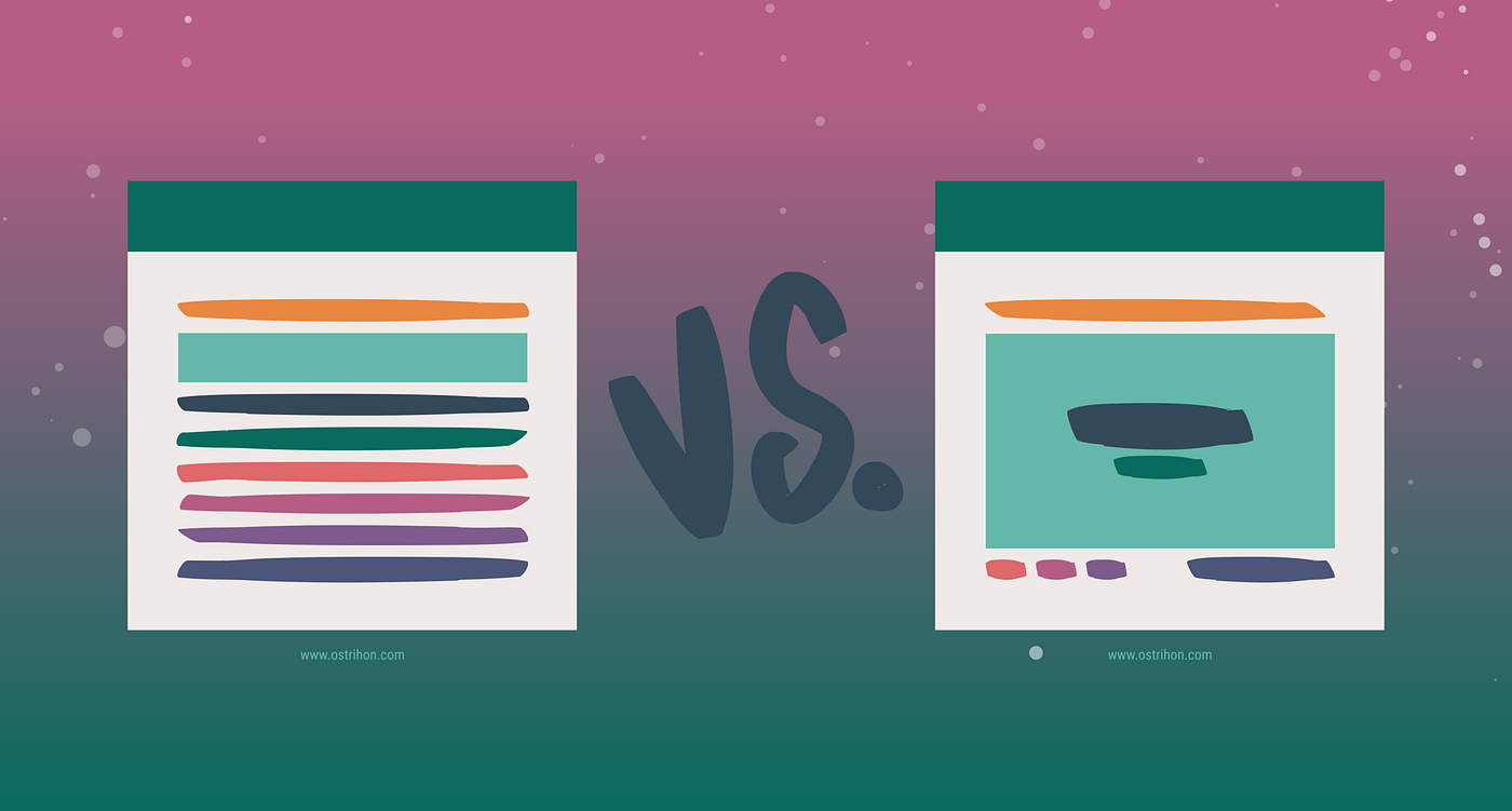 From blank page to page design. From dev trying their best with UX ...