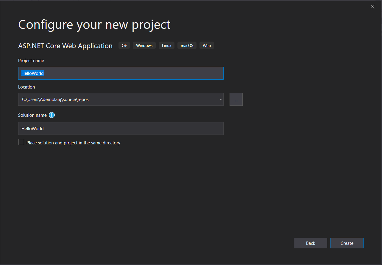 How to open an existing .Net Core project Visual Studio Solution in ...