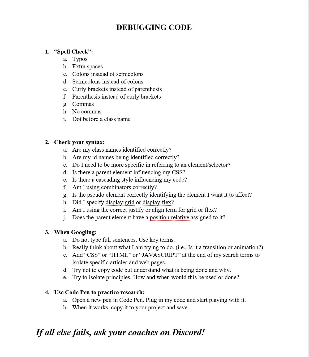Beginner Debugging Steps. No one likes to be bugged! But when it… | by ...