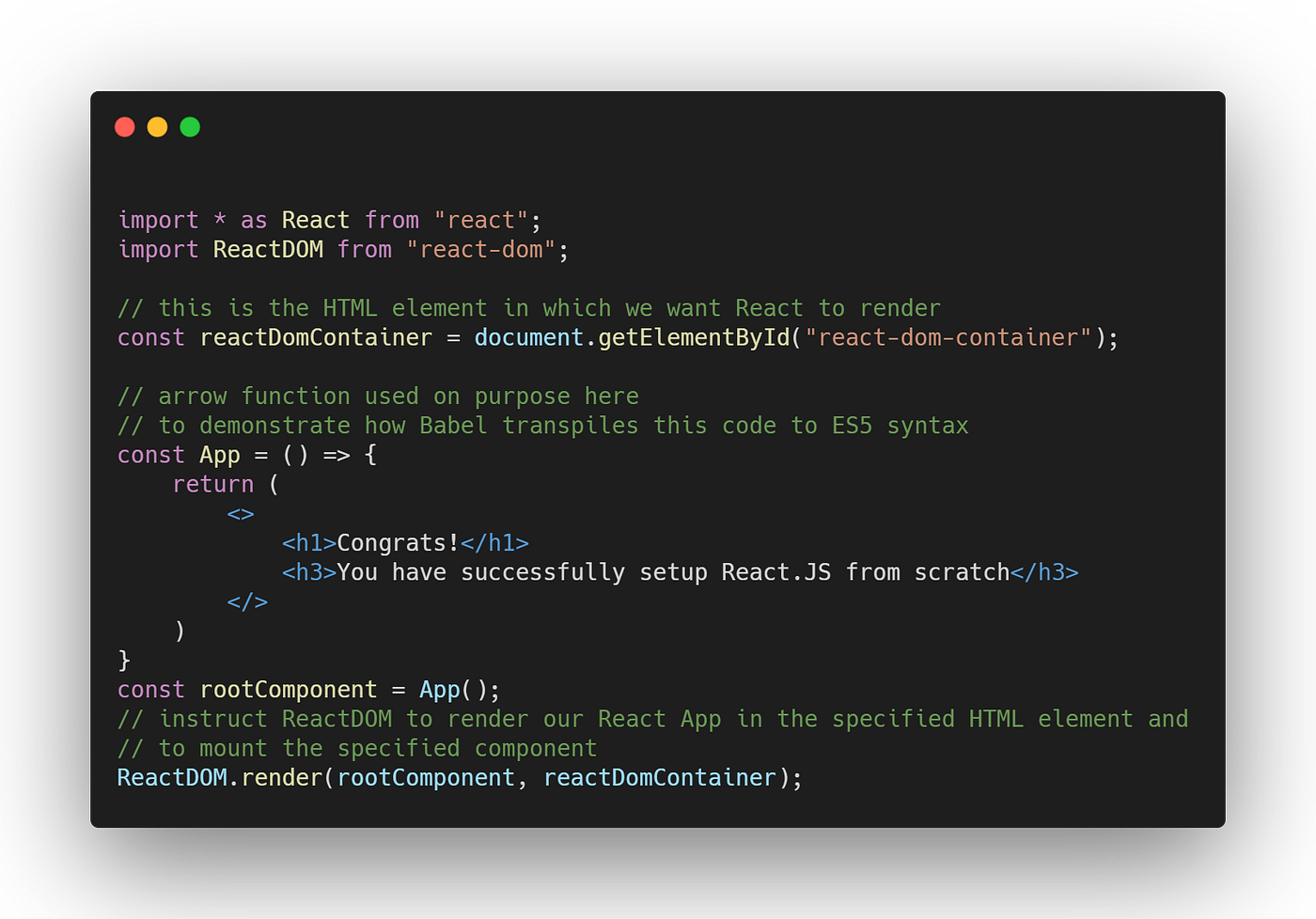 How To Setup A Reactjs Project From Scratch By Ihan Dilnath The Startup Medium