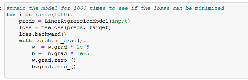 PyTorch-Linear regression model from scratch | by Nathmal | Medium