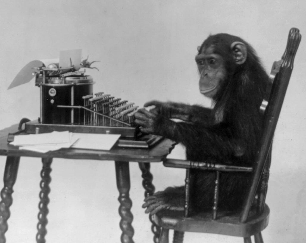 Can a load of monkeys create Shakespeare? | by Siobhan | The Writing ...