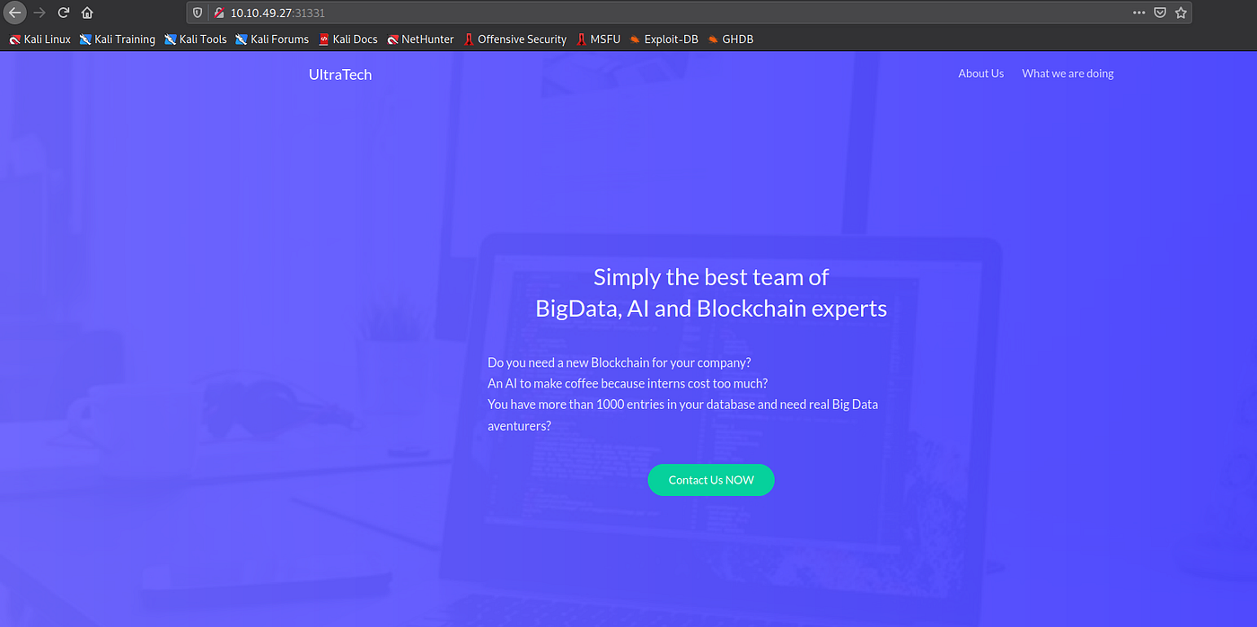 TryHackMe: UltraTech. UltraTech is ranked as a medium room on… | by ...