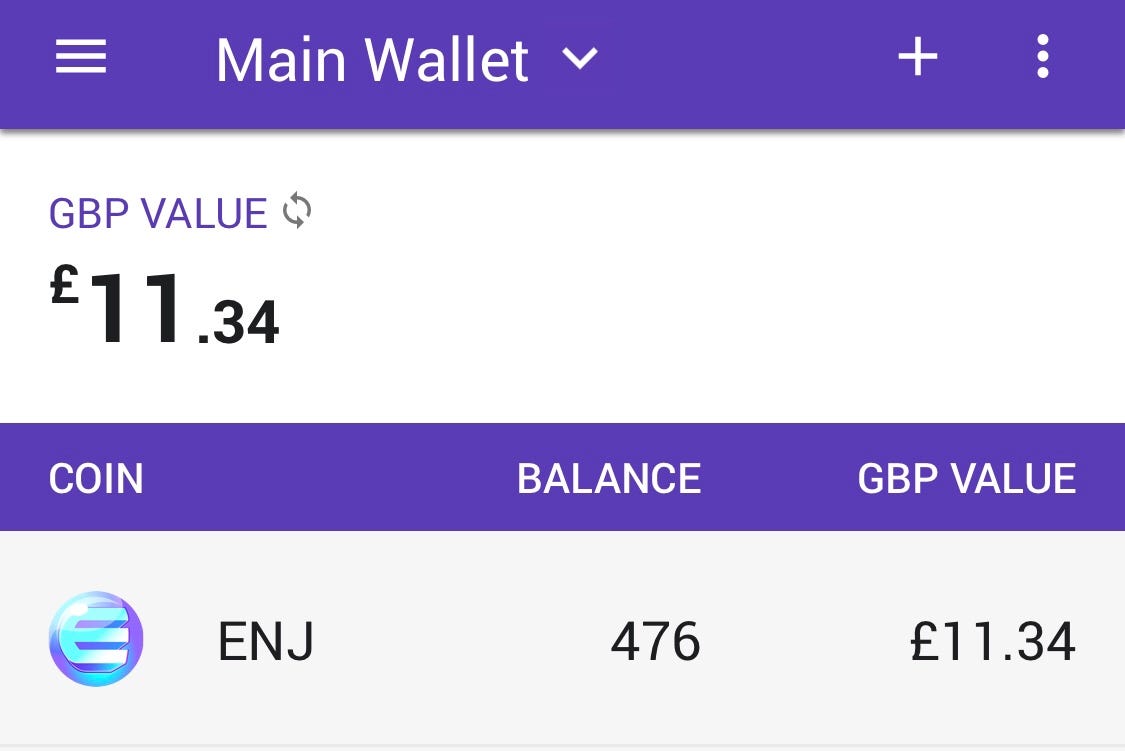 Enjin Wallet. The Enjin Wallet app is a brilliant and… | by Sam Jewison ...