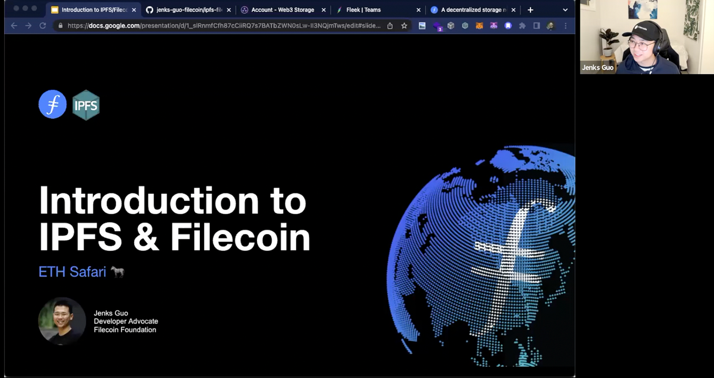 Encode x ETHSafari Hackathon: Introduction to IPFS & Filecoin[Video + Slides] | by Tina Bregović ...