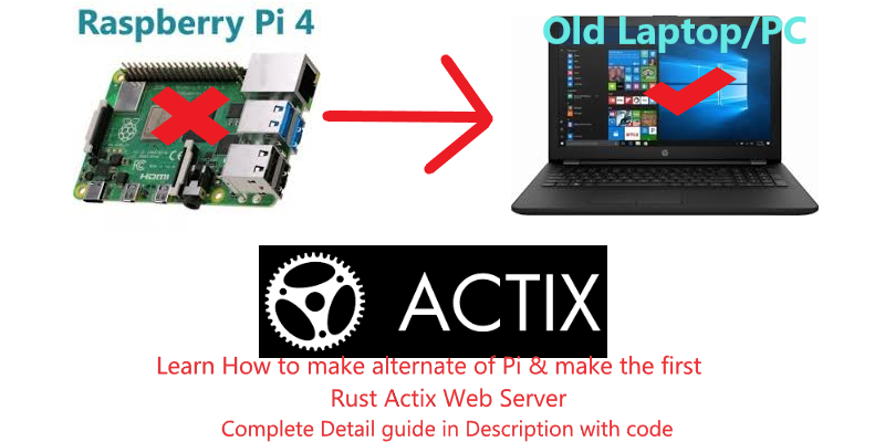 Rust: Actix Web Server on Raspberrypi/Laptop(Alternative) | by Alifya Hussain | Medium