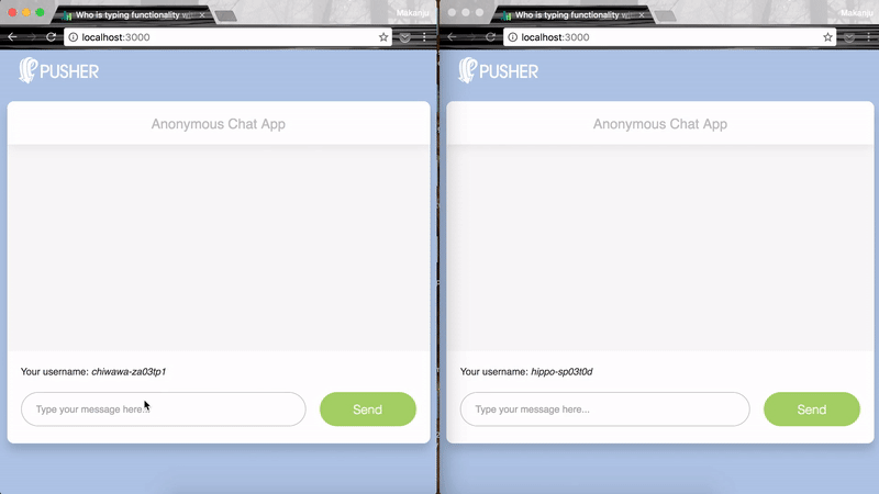 How to build a “who’s typing” feature with Pusher using RxJS | by Perfect Makanju | Consonance ...