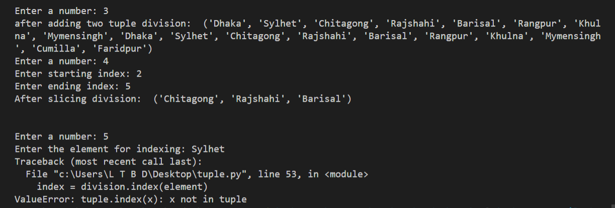 Python Tuple Methods - Kazi Mushfiqur Rahman - Medium