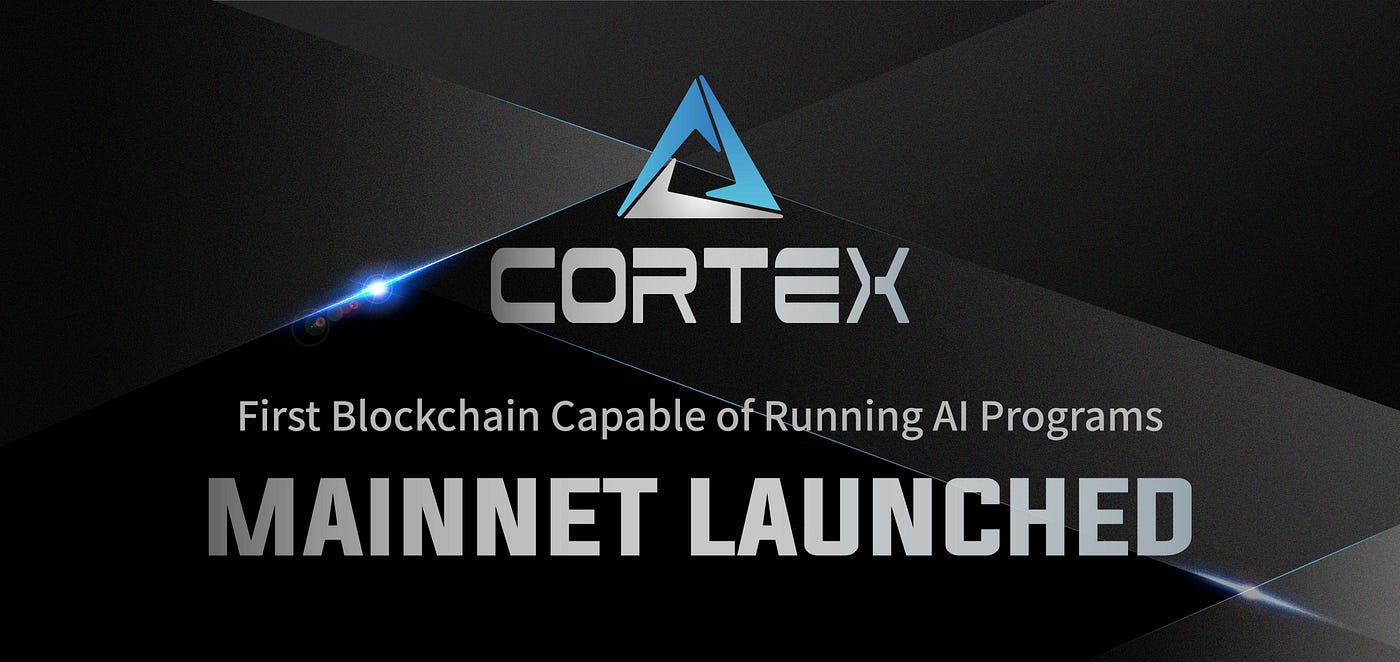 First Blockchain Capable of Running AI Programs: Cortex MainNet Arnold Launch | by Cortex Labs ...