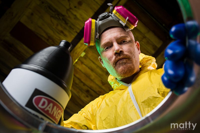 Breaking Bad Shoot with Walter White | by Matt McDaniel | Medium