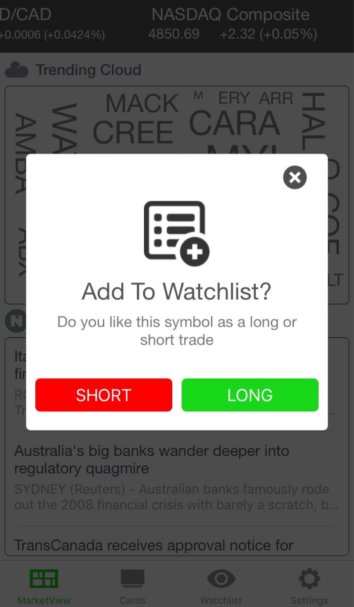 How To Create A Strong Watchlist. StockSwipe is a trading app with ...