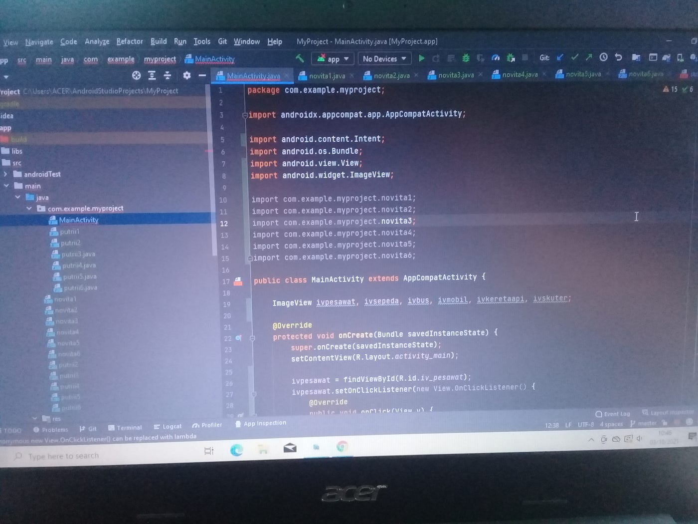 CARA MEMBUAT INTENT DI ANDROID STUDIO 2. Setelah itu,klik kanan buat activity nya karena punya ...