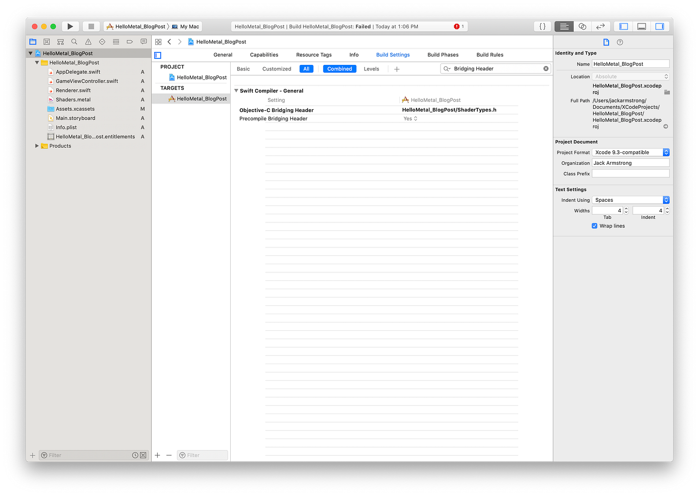 Hello Metal. Apple’s new API, Metal, is fast and fun… | by JArmstrong ...
