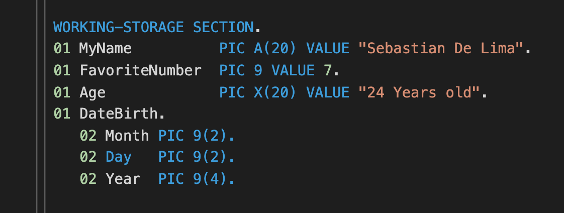 The basics of COBOL programming language. | by Sebastian De Lima | Medium