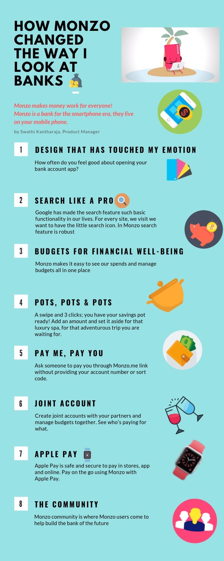 How Monzo changed the way I look at banks 🏦 | by Swathi Kantharaja | Medium