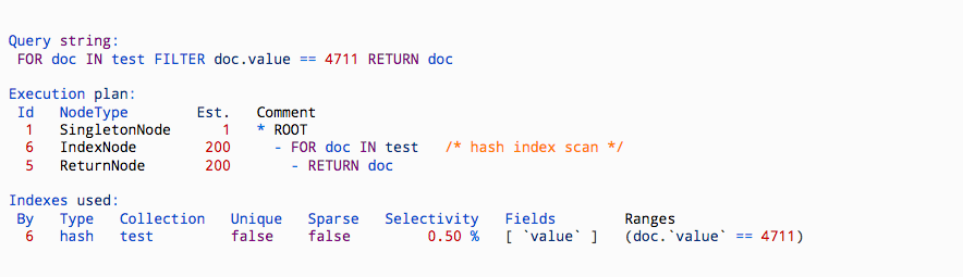 Index types and how indexes are used in ArangoDB: Part II | by Jan Steeman | Medium