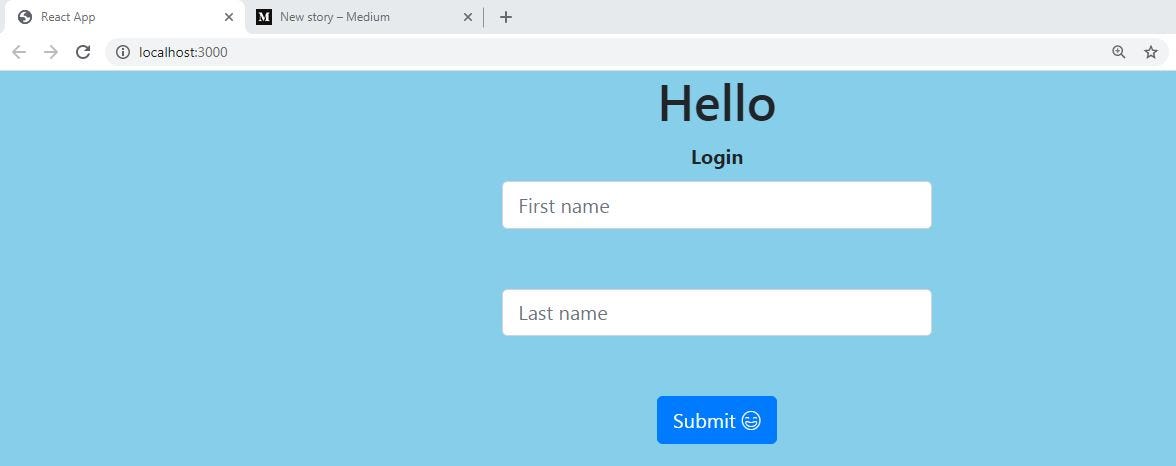 Create Basic Login Forms Using React Js By Muhammad Ismail Medium