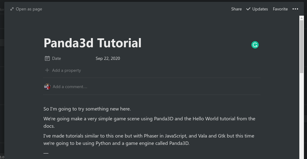 Creating a Panda3D tutorial for YouTube | by Egee | Medium