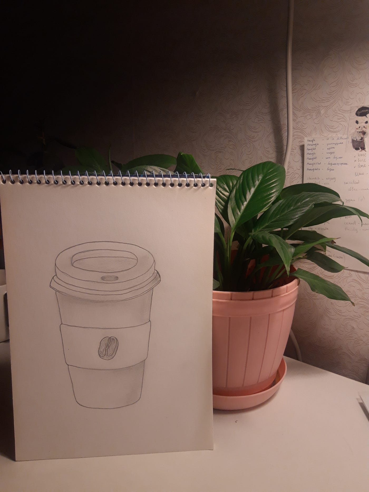 People have really calm when they are drawing. Idk, before i seldom ...
