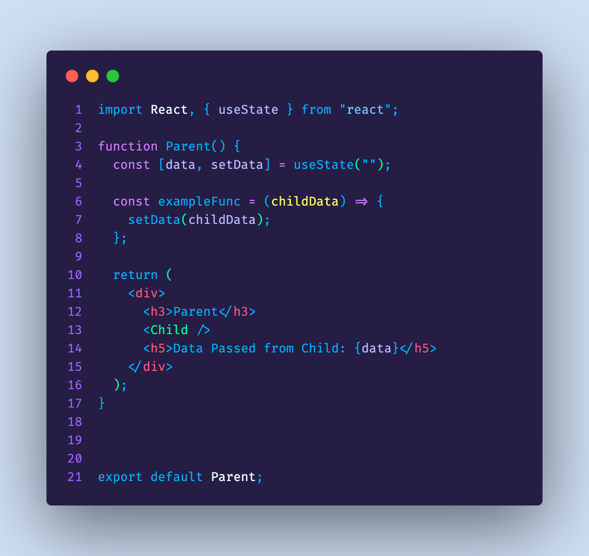 Interview Questions E1: Lets Pass Data from Child to Parent | by David ...