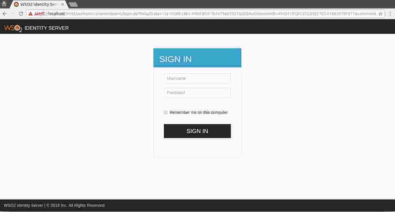 Configuring Saml2 Sso For Wso2 Identity Server Management Console By Milinda Wickramasinghe