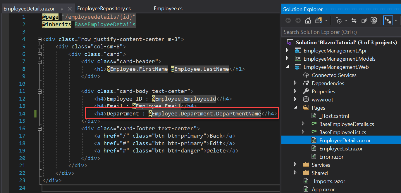 How To Perform Crud Operations Using Blazor Server App Part Xiv By Pratik Kaje Medium