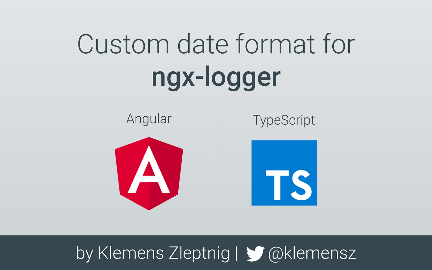 Custom date format for ngx-logger | by Klemens Zleptnig | Medium