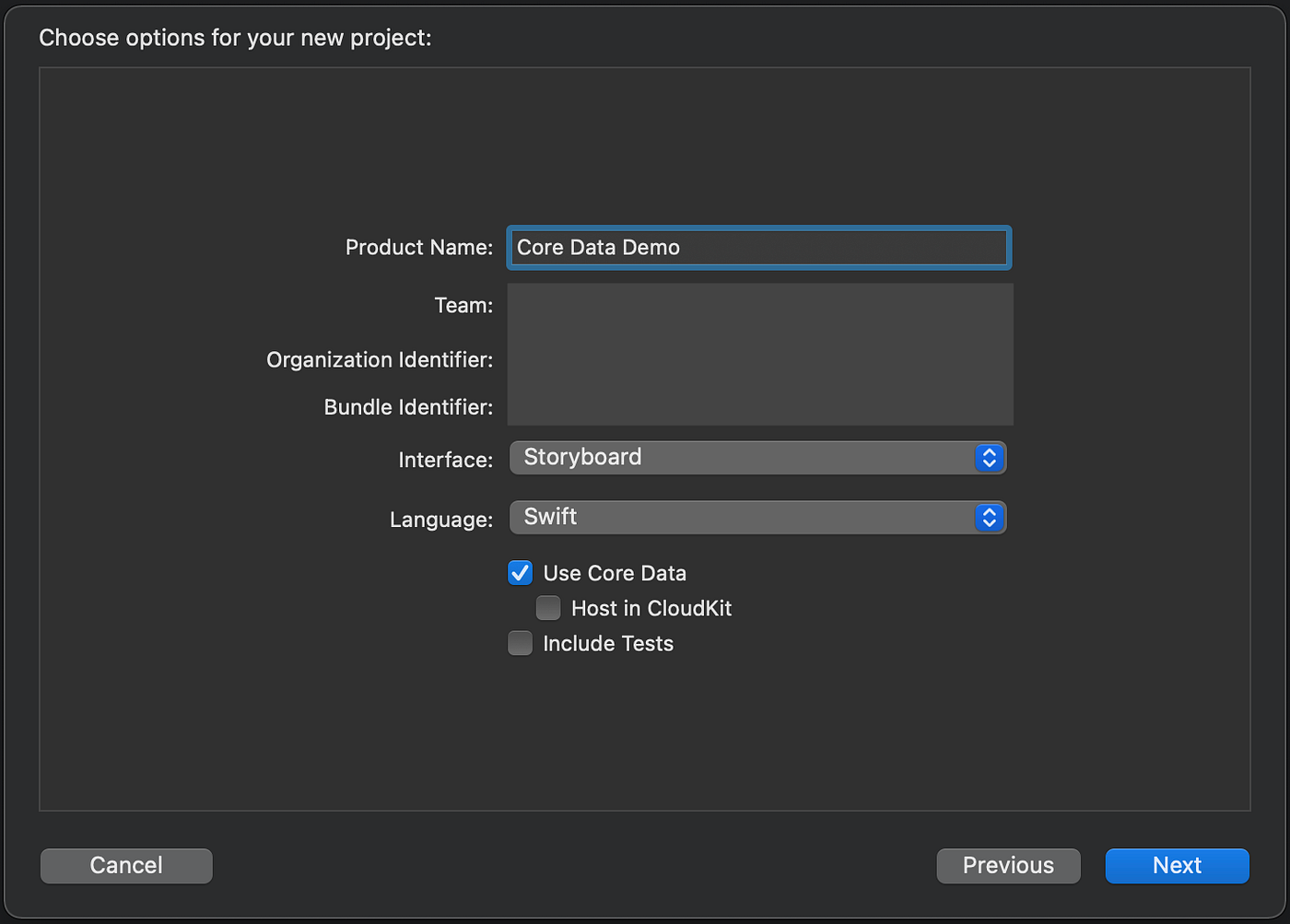 Episode 107 — 練習使用 Core Data. 操作步驟 | by Shien | 彼得潘的 Swift iOS App 開發教室 | Aug, 2022 | Medium