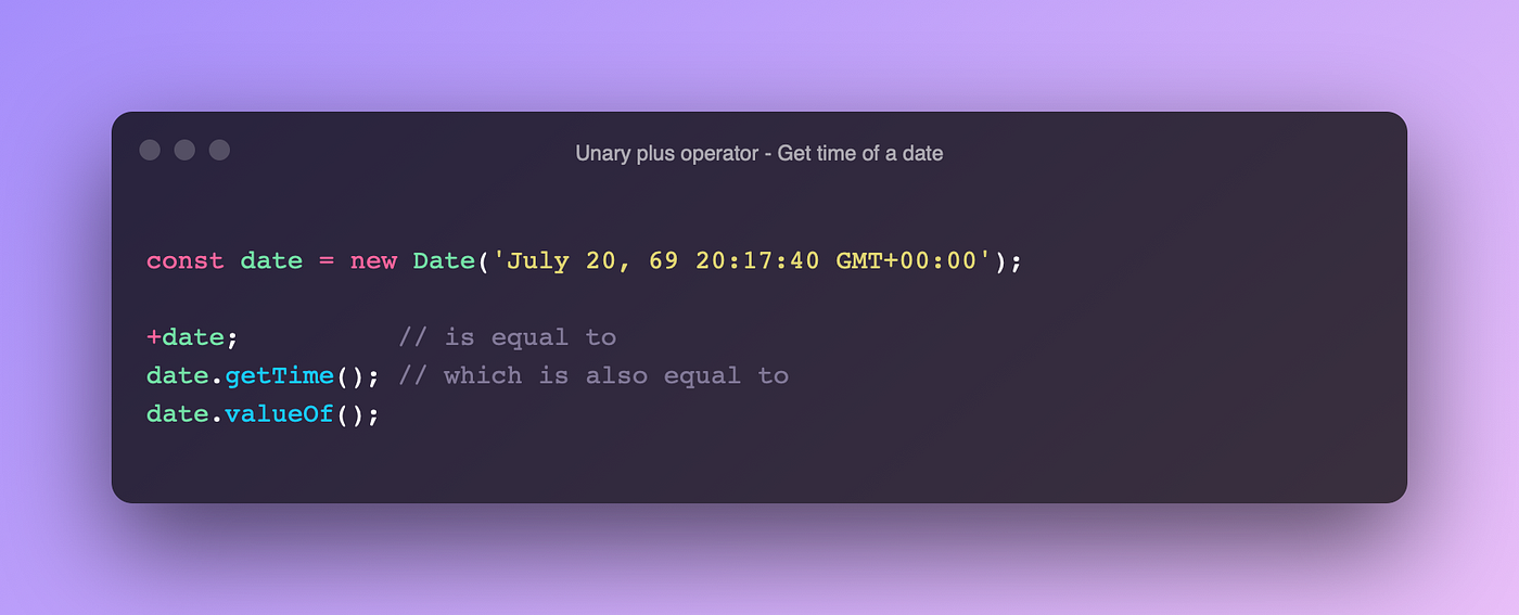 Discover 1 of the SECRETS of the Unary Plus Operator! | Medium