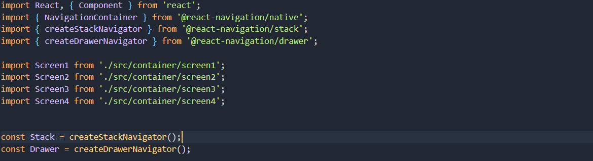 Integrating Stack & Drawer in React Native (React Navigation) | by ...