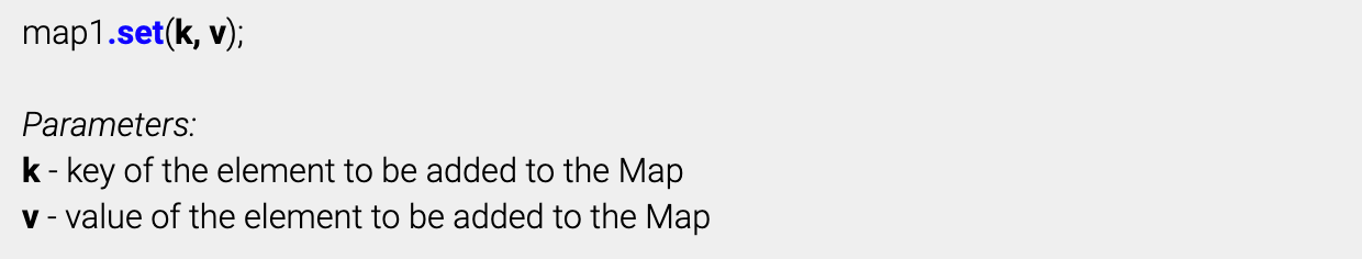 Map object provided by ES6. The Map object holds key-value pairs… | by ...