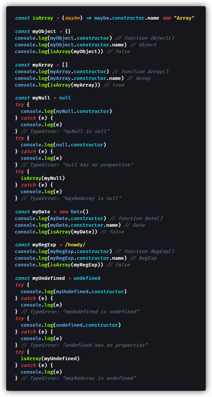 How to Check for an Array in JavaScript | by Gallenanfall | Medium