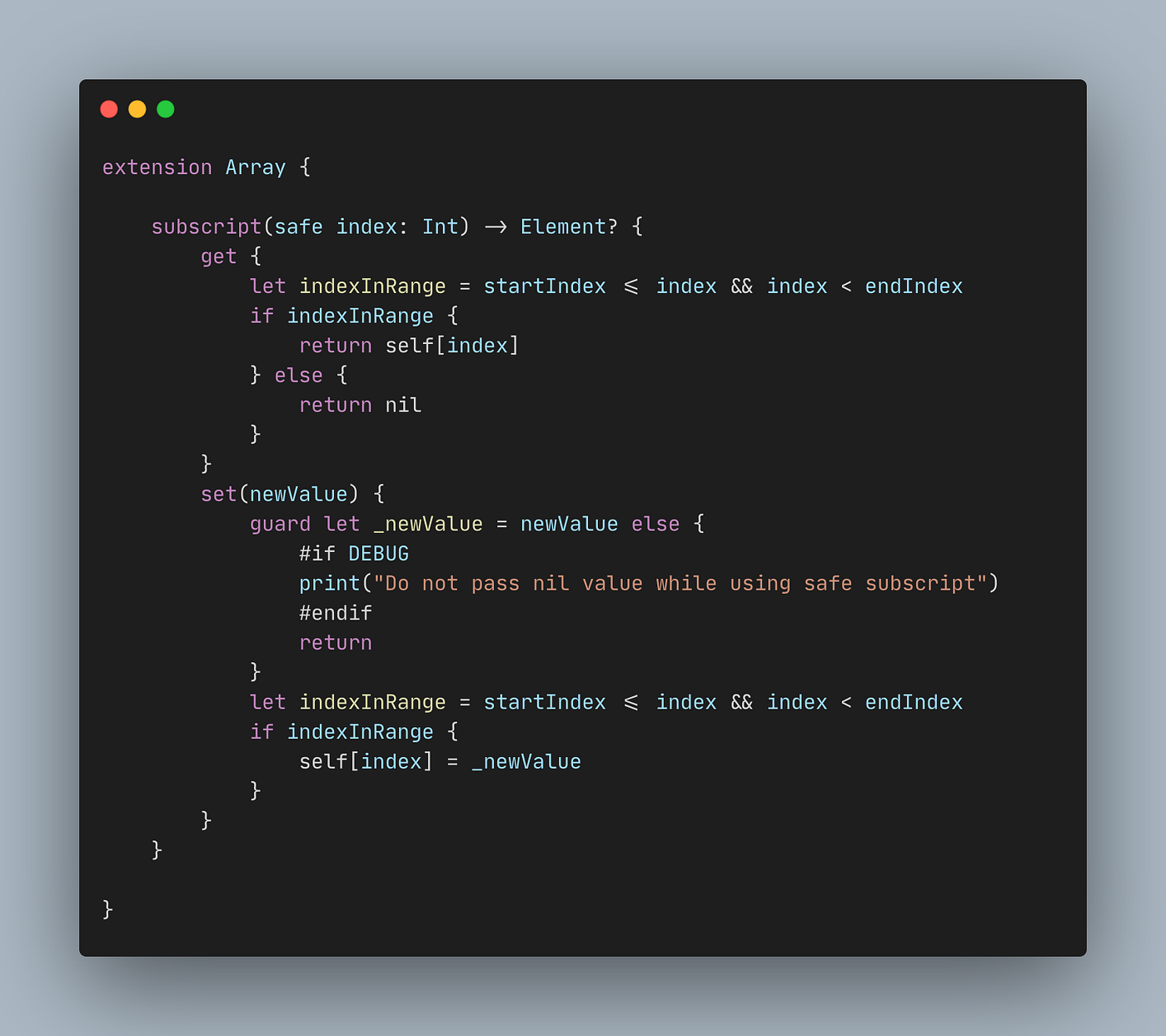 Playing with Subscript keyword to access Array safely | by Arif ...