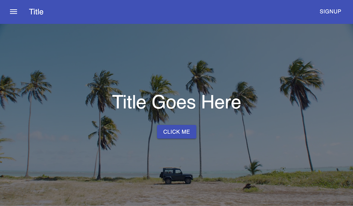 How to Create a Hero Section with Video Using React-Player | by Chad ...