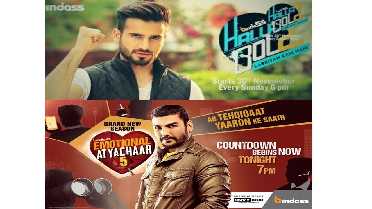 Watch UTV Bindass Hindi Entertainment Channel Live at YuppTV | by ...