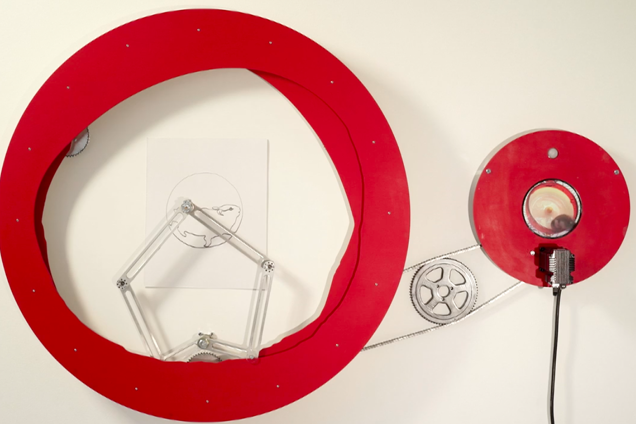 The Hamster Powered Hamster Drawing Machine Is Exactly What It Sounds ...