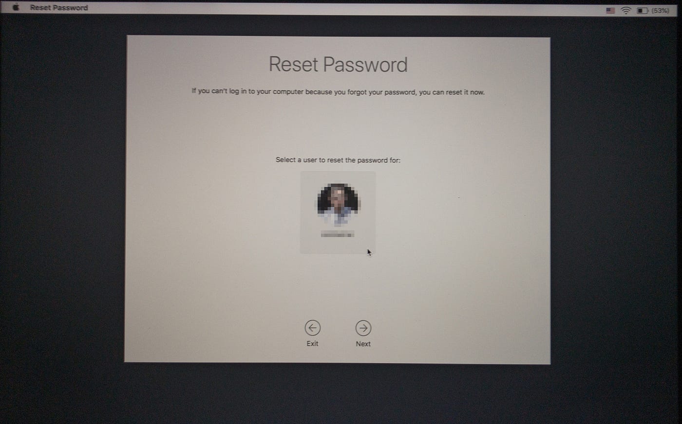 How to: Reset Your Password on MacOS | by Aral Tasher | Medium