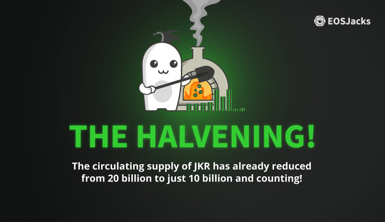 NEW GAME RELEASE & TOKEN MAX SUPPLY HALVING ON DEC 1ST 2018 | by EOSJACKS TEAM | Medium