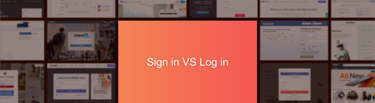 Sign in VS Log in แบบไหนที่เหมาะกับ Product เรา… | by wongpat ...