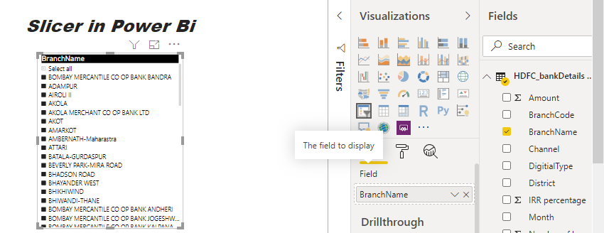 Slicer in Power BI. Slicers:- | by Pooja Patil | Medium