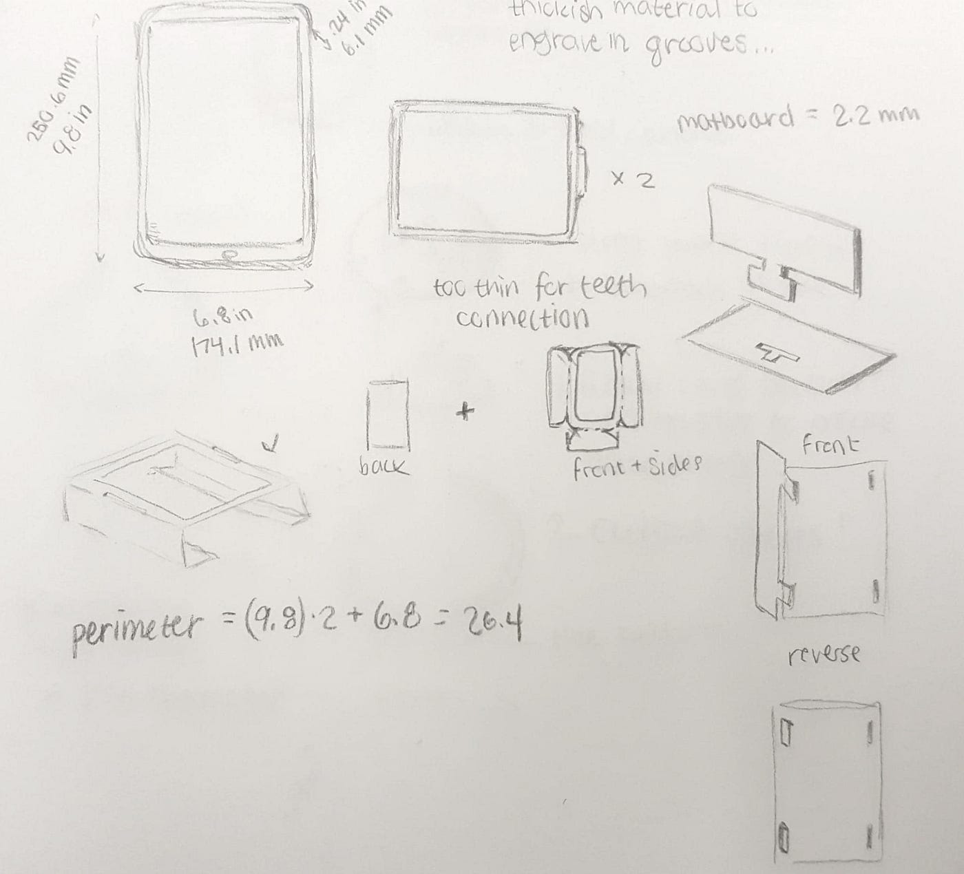 Laser Cut Prototype: Paper Prototyping iPad | by Khadijah Jordan | Medium
