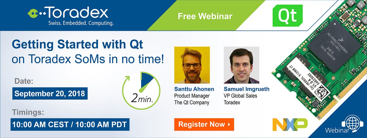 Joint Webinar: Getting Started with Qt on Toradex System on Modules in ...