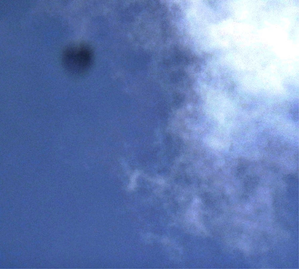 Huge Black Sphere Captured,. I was sky watching when I spotted a… | by ...